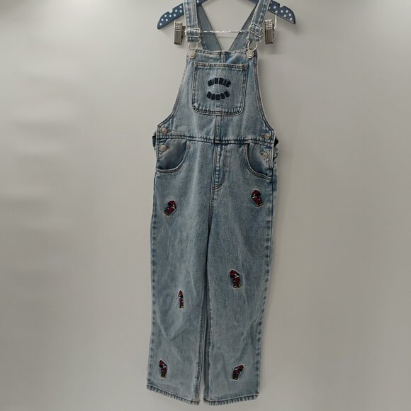 Zara | One Pieces | Vguc Zara Disney Mickey Mouse Denim Overalls In ...